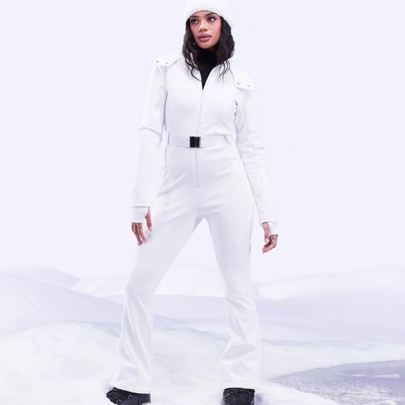 ASOS | Pants & Jumpsuits | Asos Ski Suit White | Poshmark